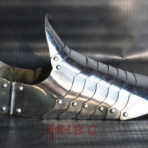 Hand-forged Gothic 15th Century Sabaton Foot Armour for Buhurt ...