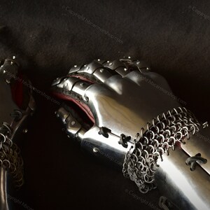 Steel Japanese SCA Gauntlet - Etsy