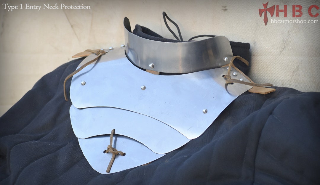 Medieval Armored Combat Neck & Spine Protection|buhurt Neck Armour ...