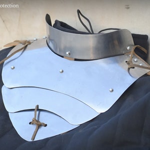 Medieval Armored Combat Neck & Spine Protection|buhurt Neck Armour ...