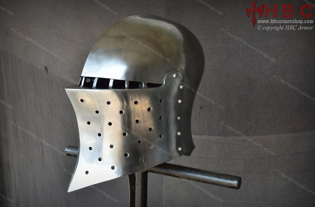 Medieval SAMSON Helmet - Perfect for Historical Battles, Buhurt-imcf ...