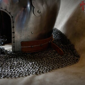 Medieval Houndskull Bascinet Helmet With Chainmail Attached /medieval ...