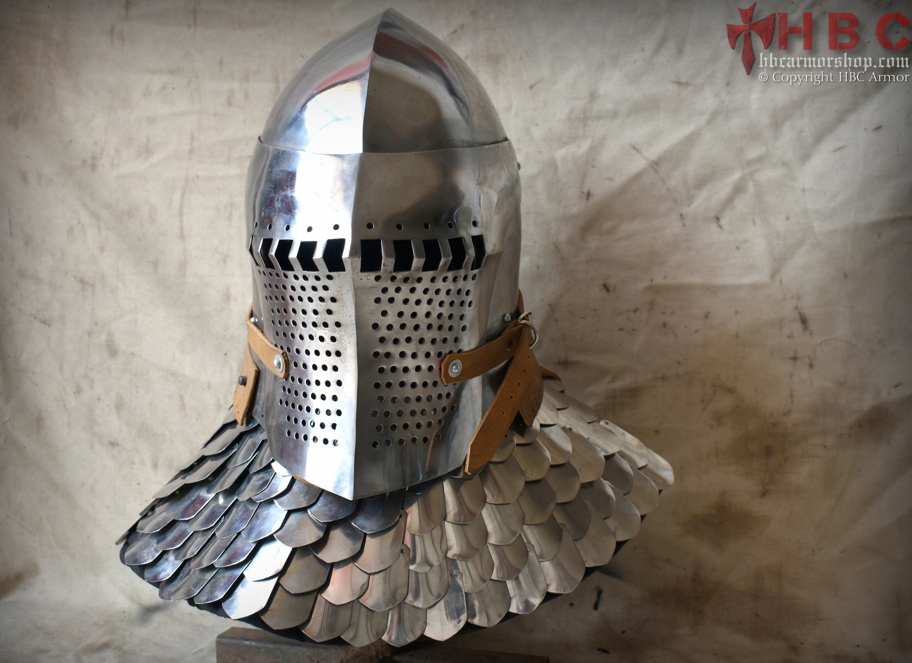 Bascinet Helmet Type 3 for Buhurt & Reenactment | Etsy