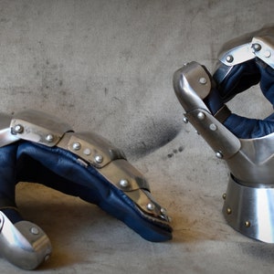 Handmade Medieval Steel Hand Mitten Armour - Etsy