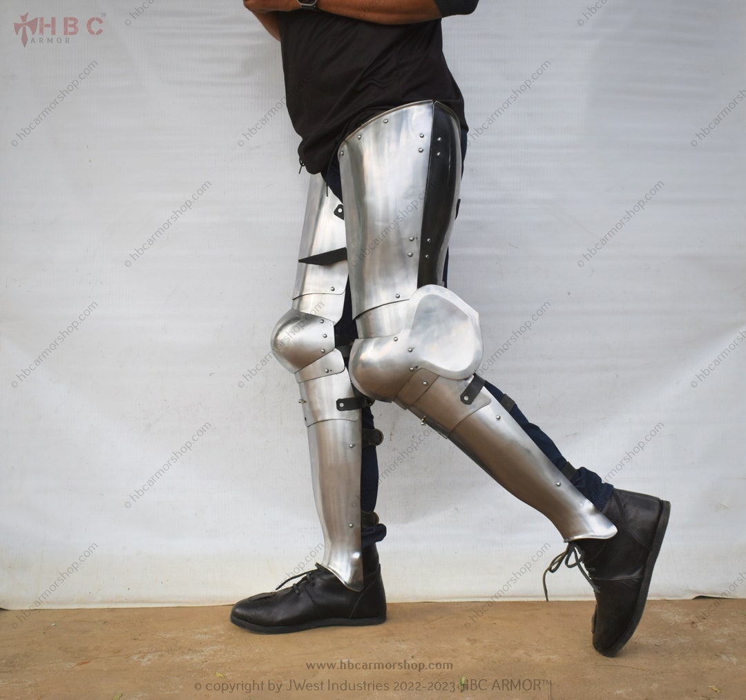 14th Century Churburg Leg Armor for Medieval Combat & Reenactment ...