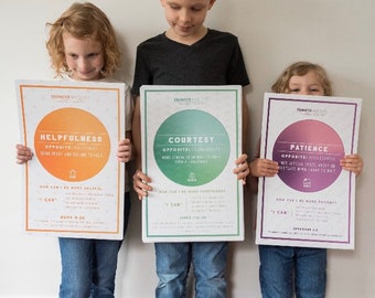 The Circle Set: Character Matters Character Education | Etsy