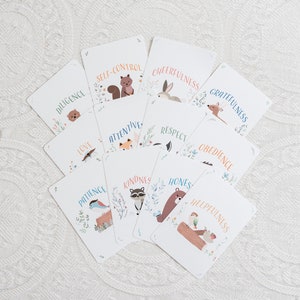 Beginner Character Cards | Character Education - Etsy