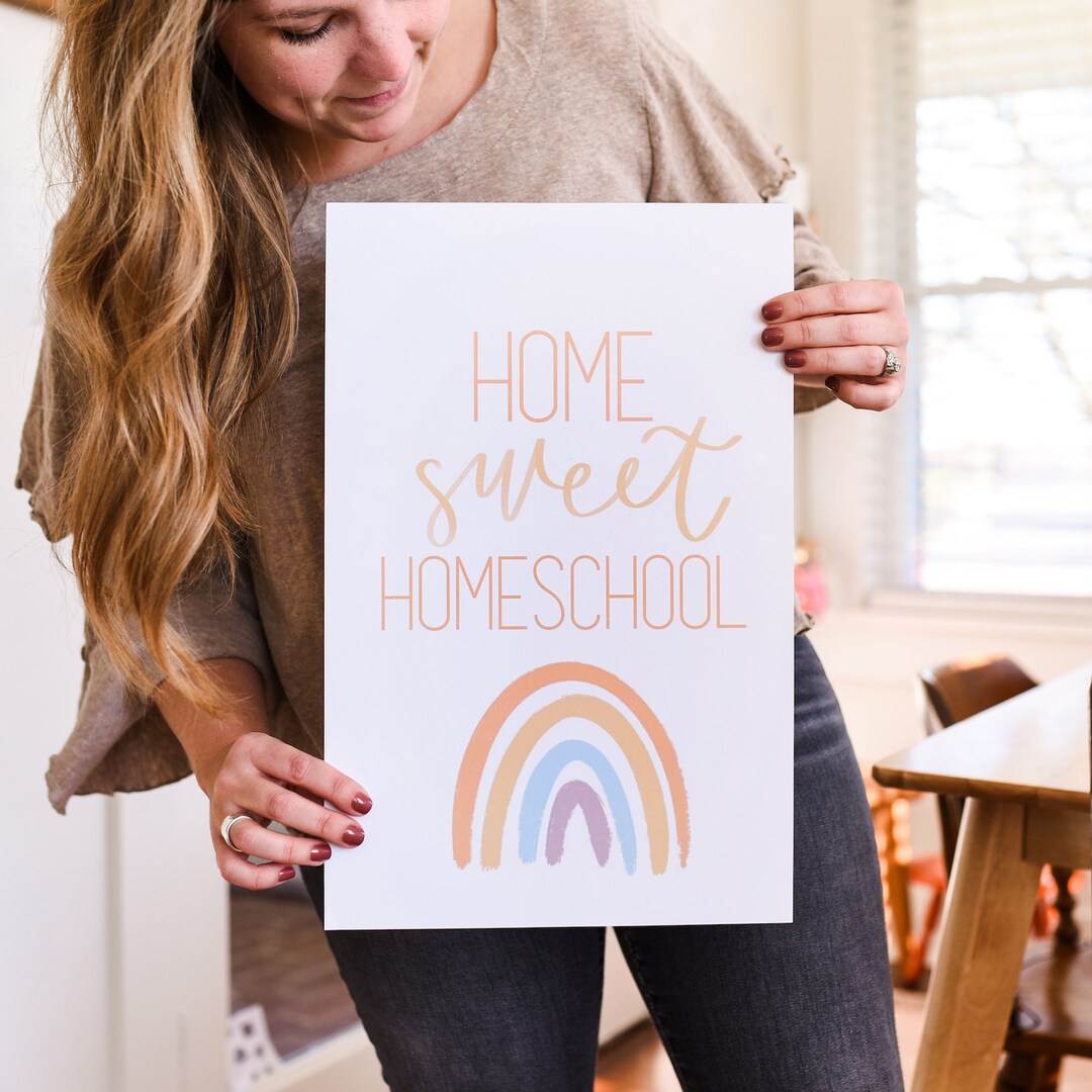 Home Sweet Homeschool Poster - Etsy
