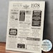 Back in 1978 in Review, Birthday Newspaper Poster, Birthday Gift for ...