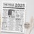 UK the Year 2023 Time Capsule, Born in 2023 Sign, Fun Facts 2023 ...