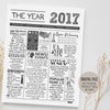 UK the Year 2022 Time Capsule, Born in 2022 Sign, Fun Facts 2022 ...