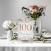 Happy 100th Birthday Signs, Party Decorations for Women, Cheers to 100 ...