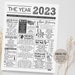 Year You Were Born 2022 Time Capsule 2022 Birthday Poster - Etsy
