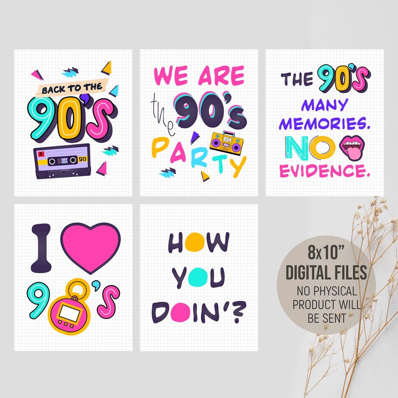 90s Centerpiece - Etsy