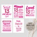 13th Birthday Decorations, Hot Pink Party Favors for Her, Fun Supplies ...