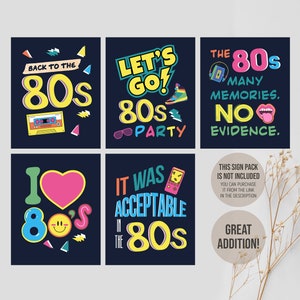 80s Party Decorations, 80s Nostalgia, Back to the 1980s Fun Facts ...