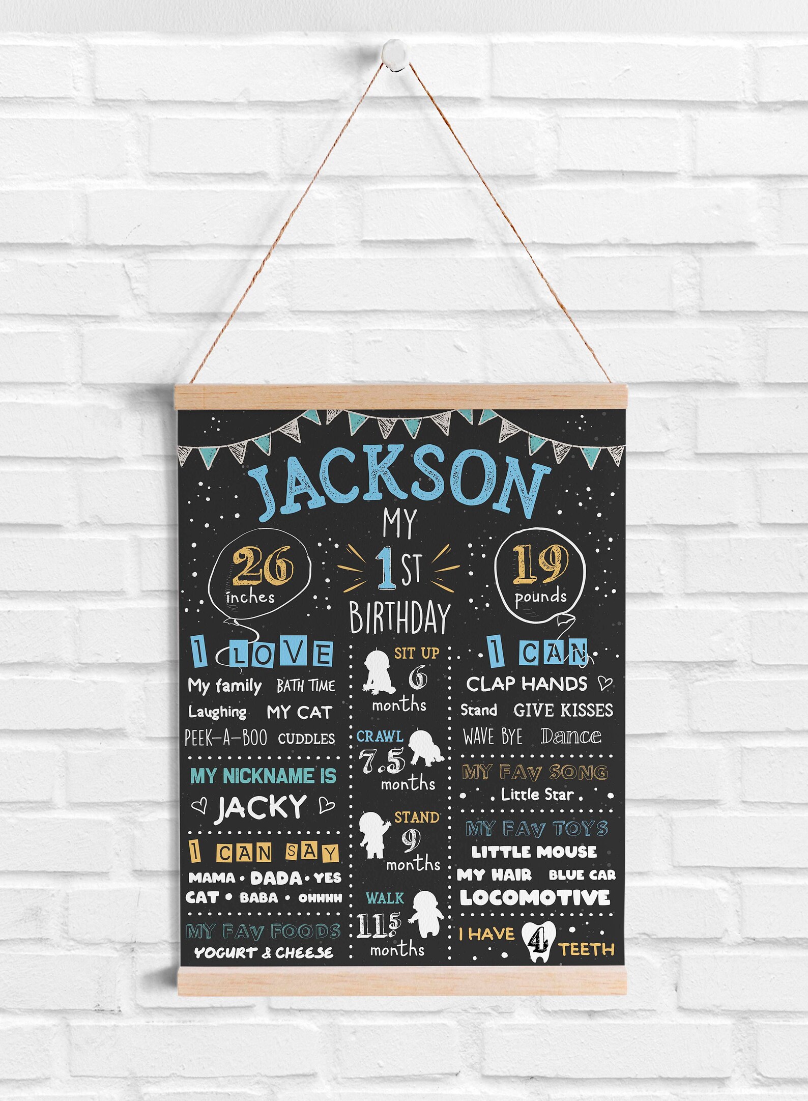 First Birthday Chalkboard 1st Birthday Chalkboard Sign First - Etsy