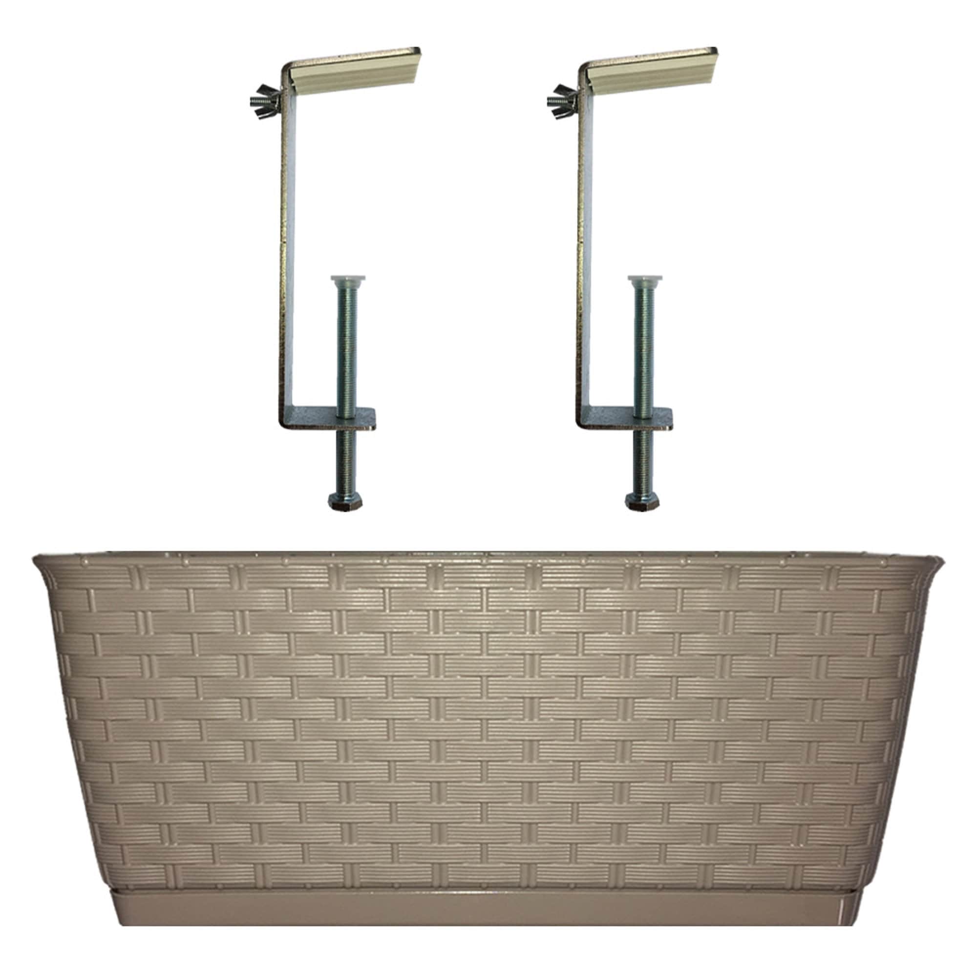 Window Box Cill Sill Large Fixings Brackets No Drill No Holes No Screw ...