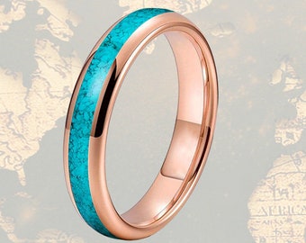Rose Gold Turquoise - Etsy