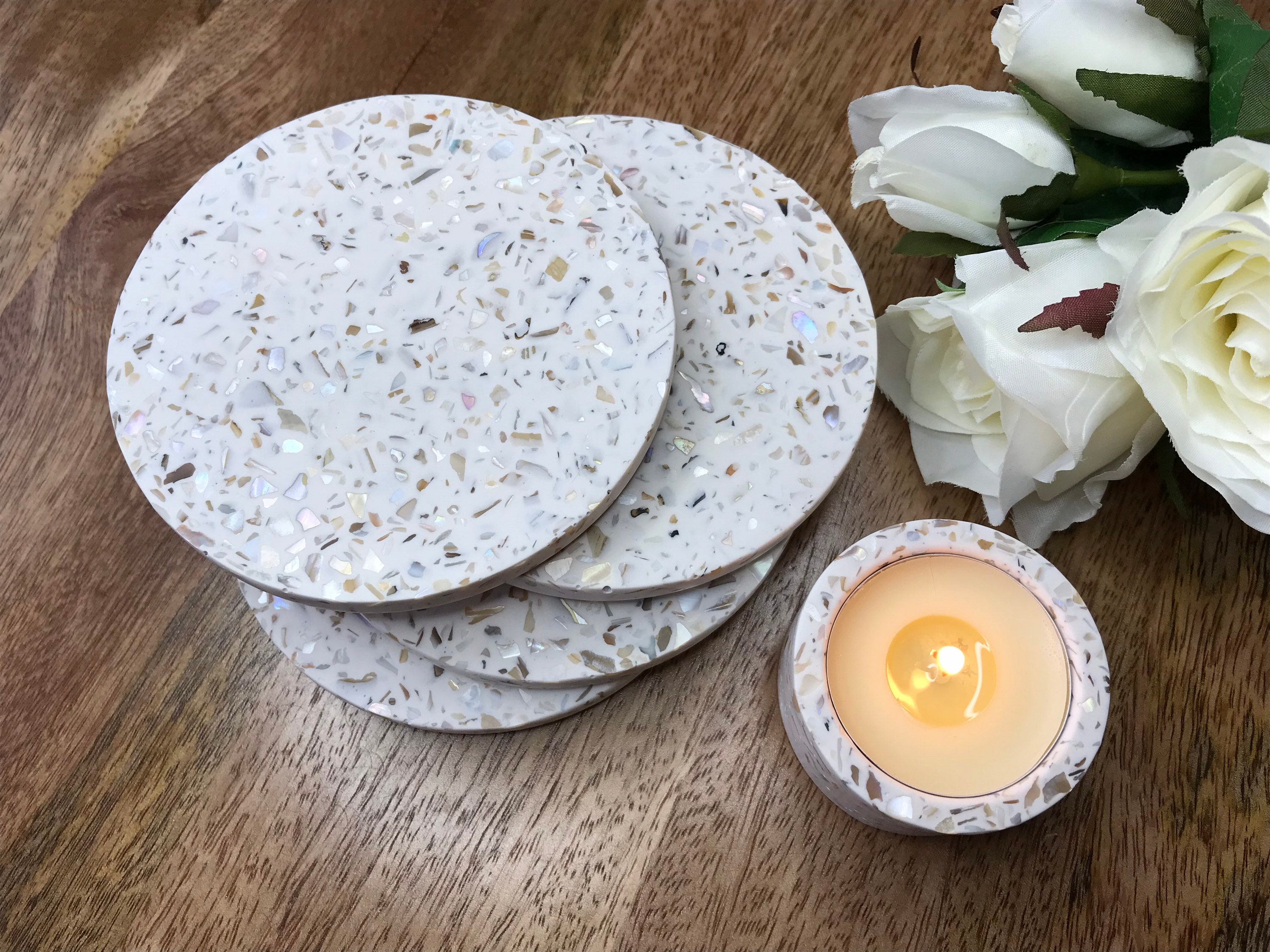 Drink & Barware Coasters Round Coasters Hand Made Using Eco Friendly ...