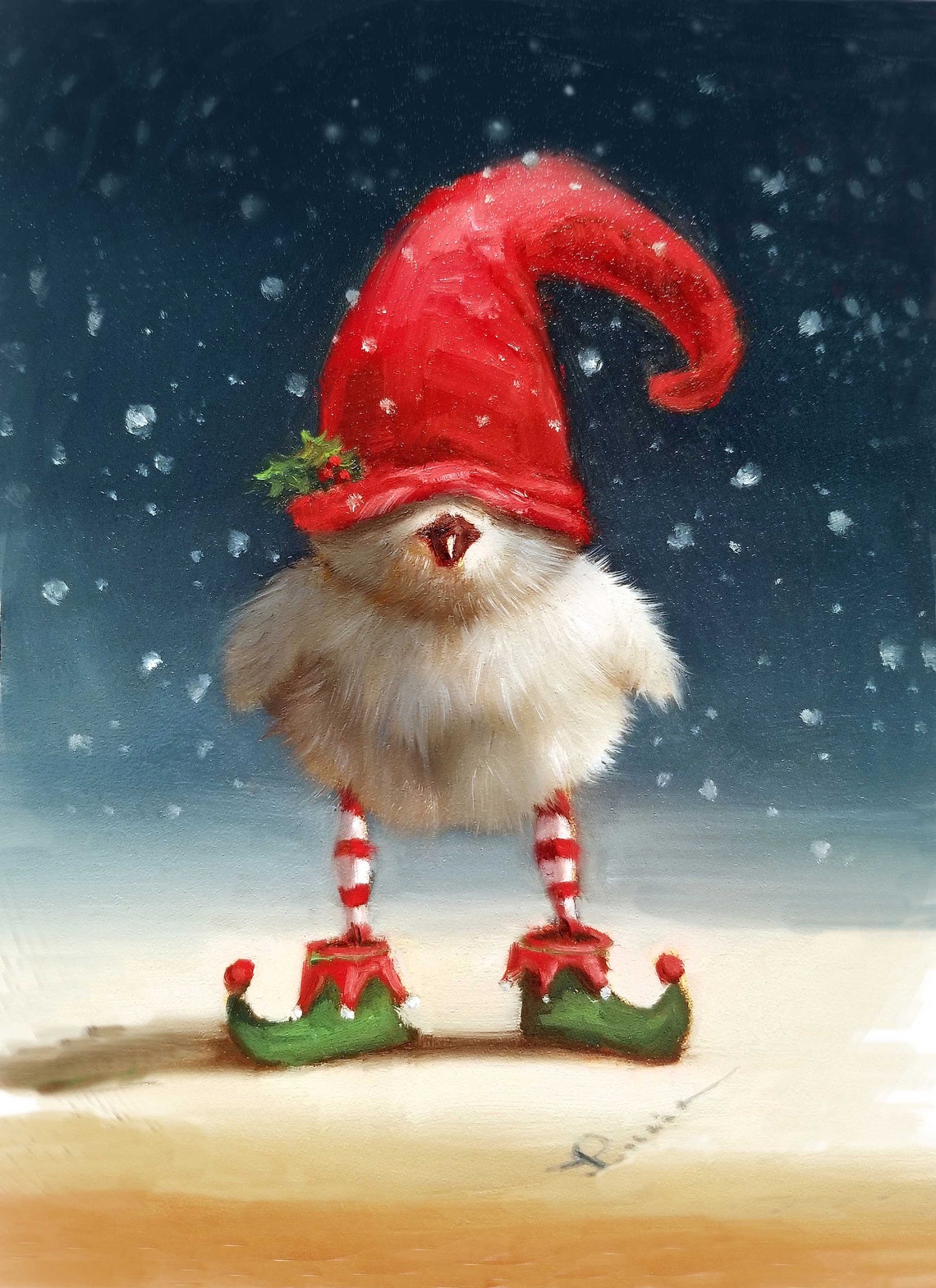 Xmas Help Art Print - Etsy