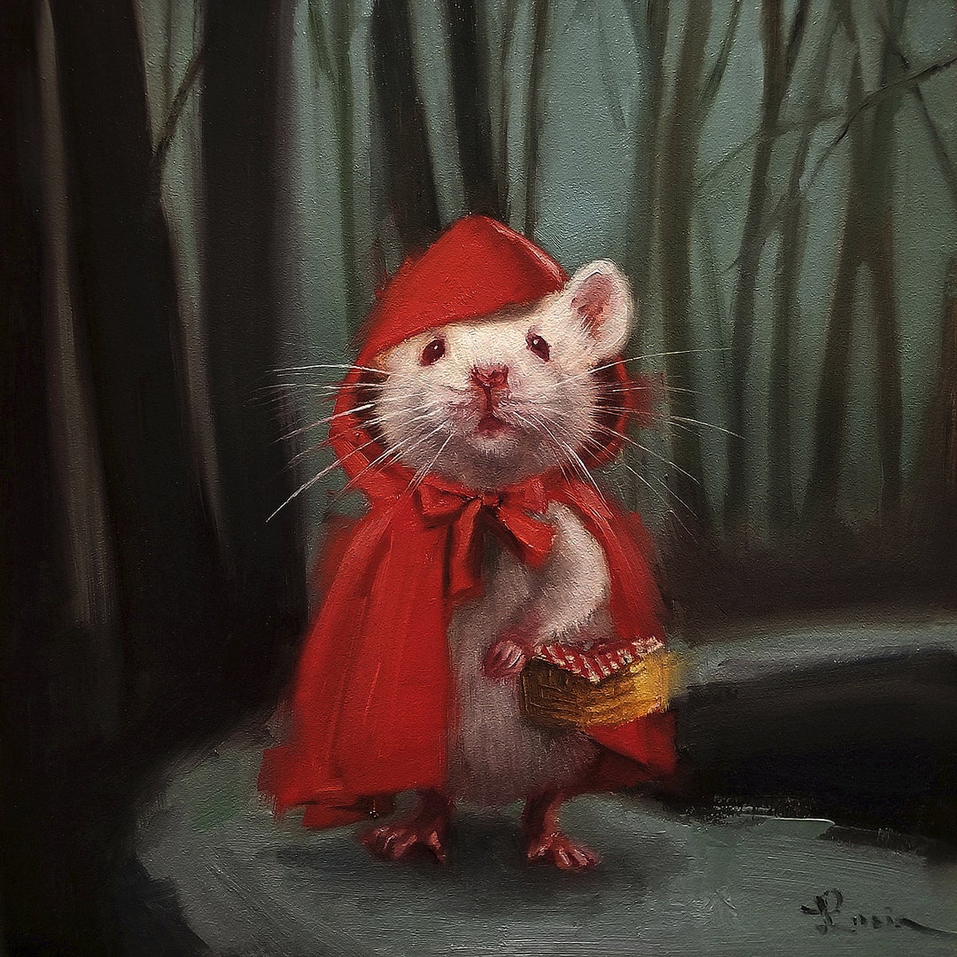 Little Red - Art Print - Etsy
