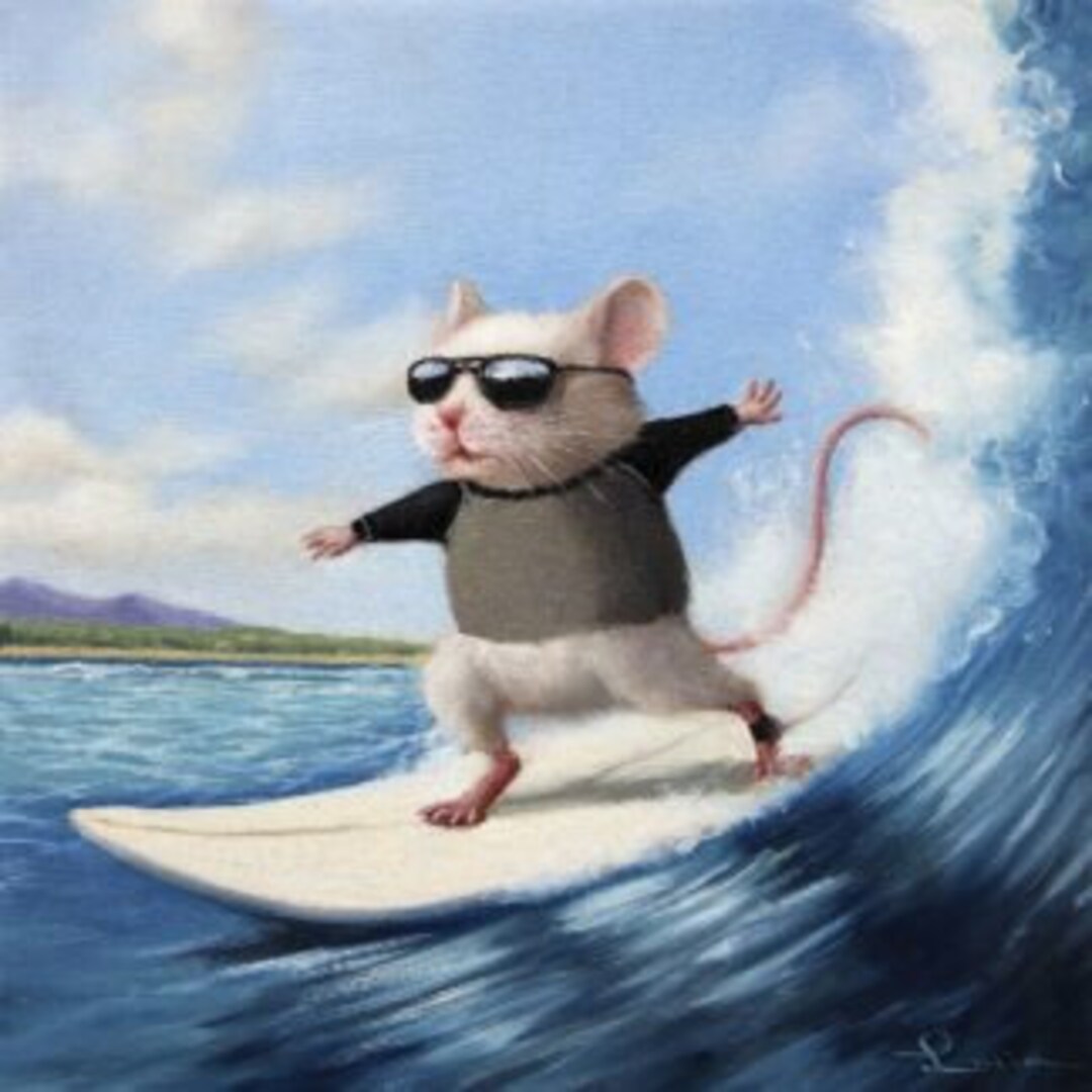 Surfs up - Art Print - Etsy