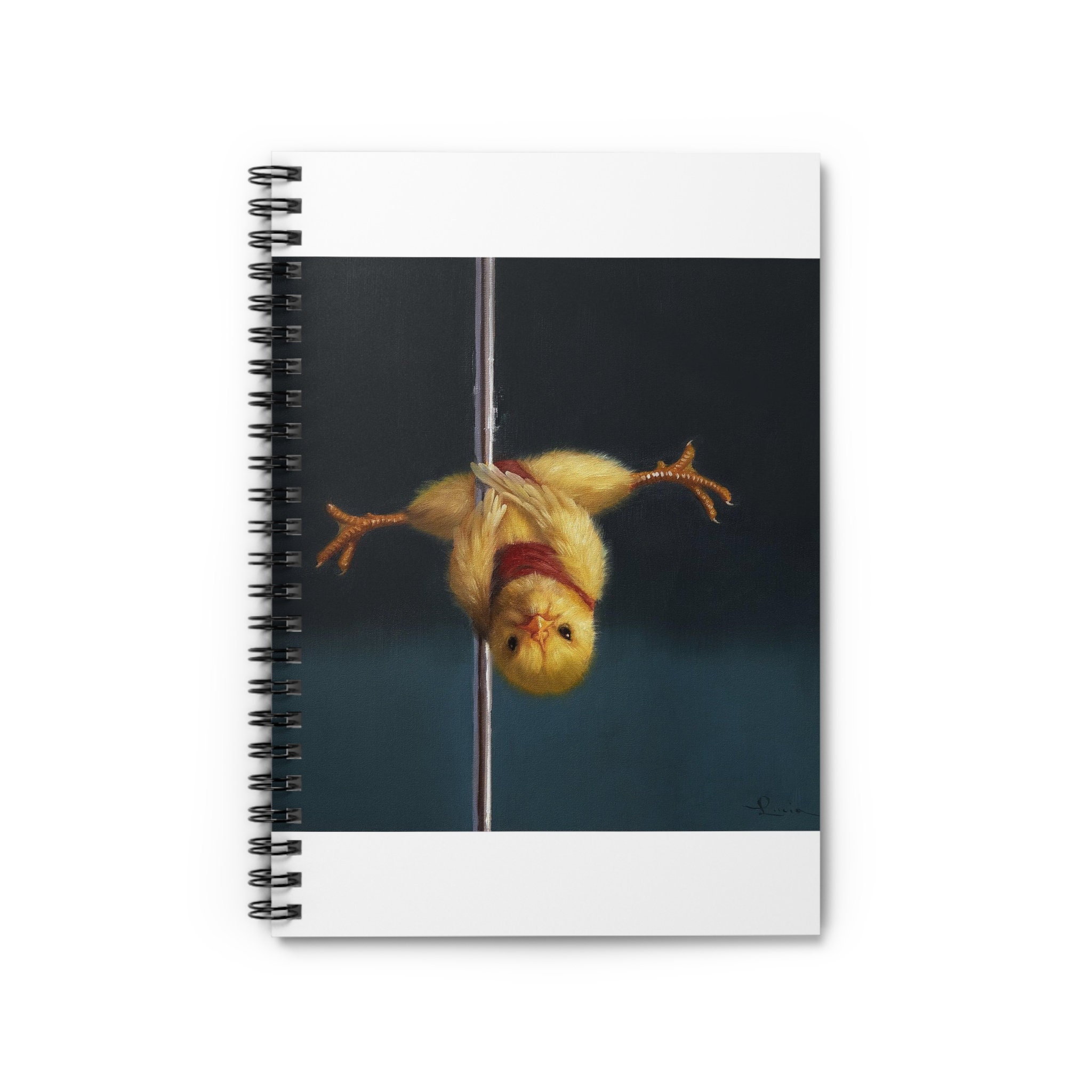 Pole Chick Inverted V Spiral Notebook Ruled Line - Etsy