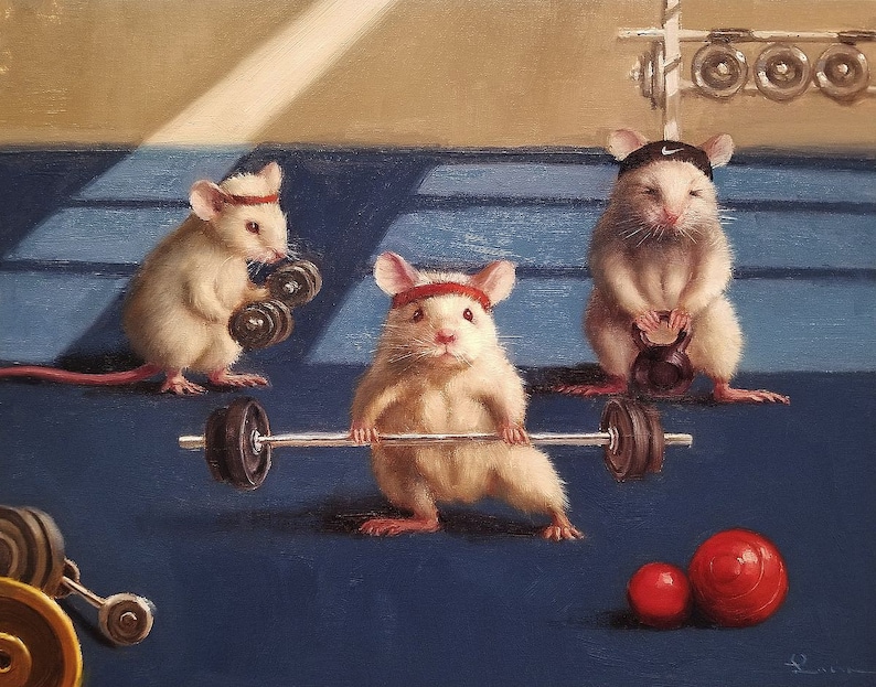Gym Rats Art Print - Etsy