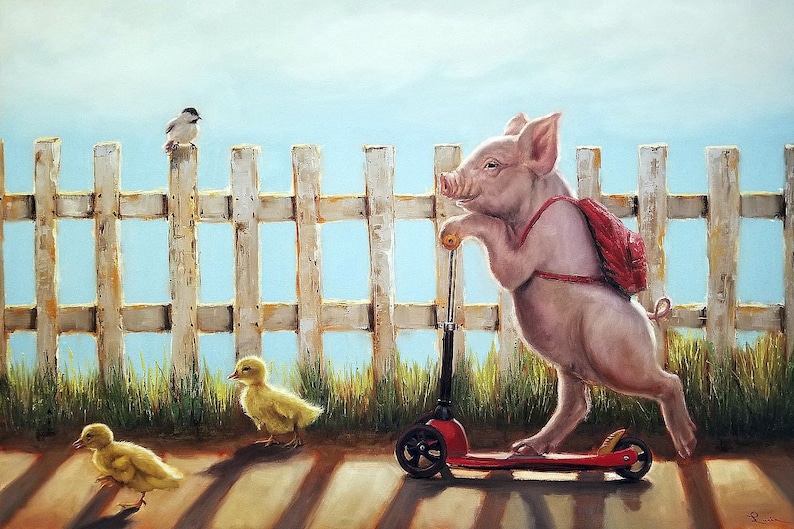 Summer Stroll Art Print - Etsy