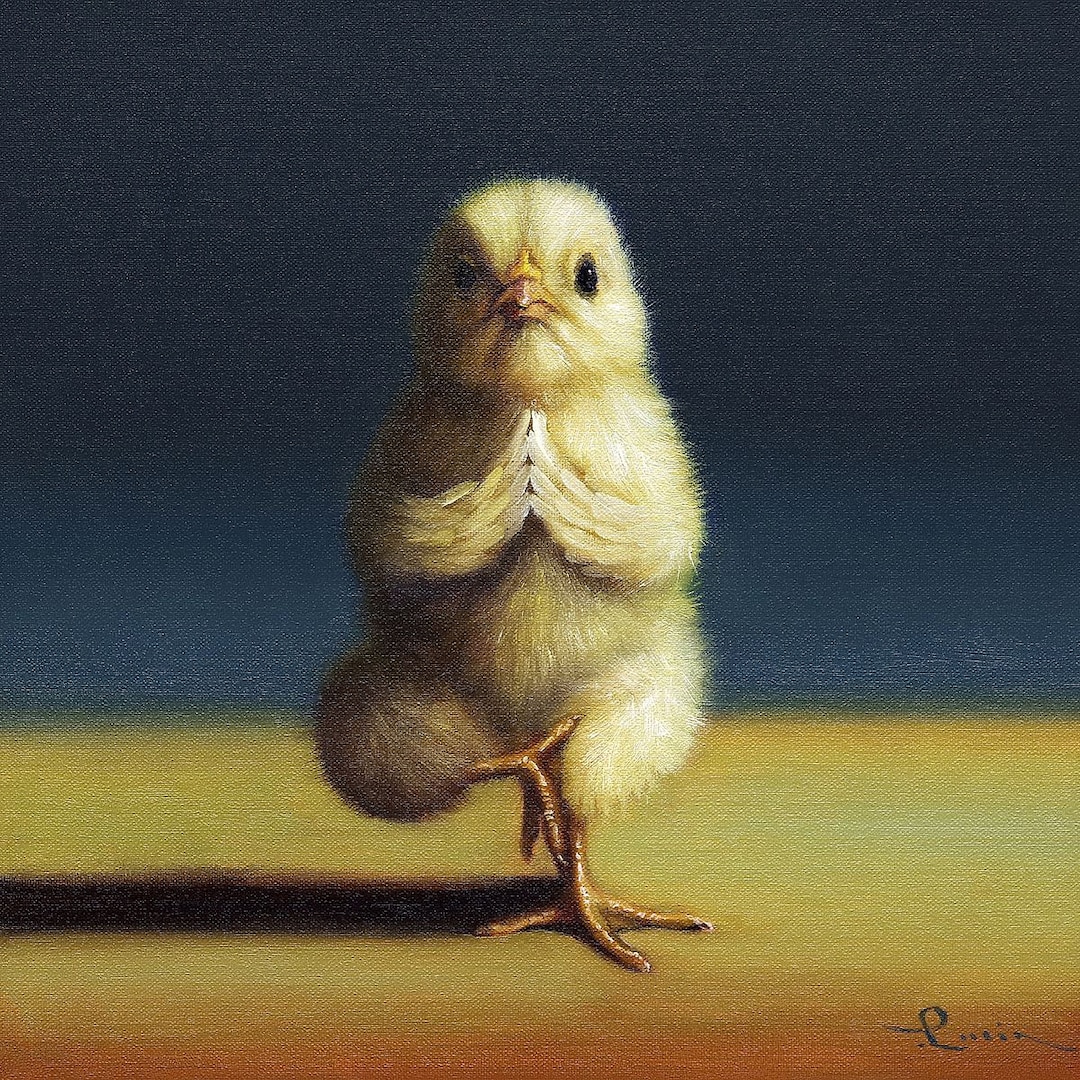 Yoga Chick Tree Pose - Art Print - Etsy