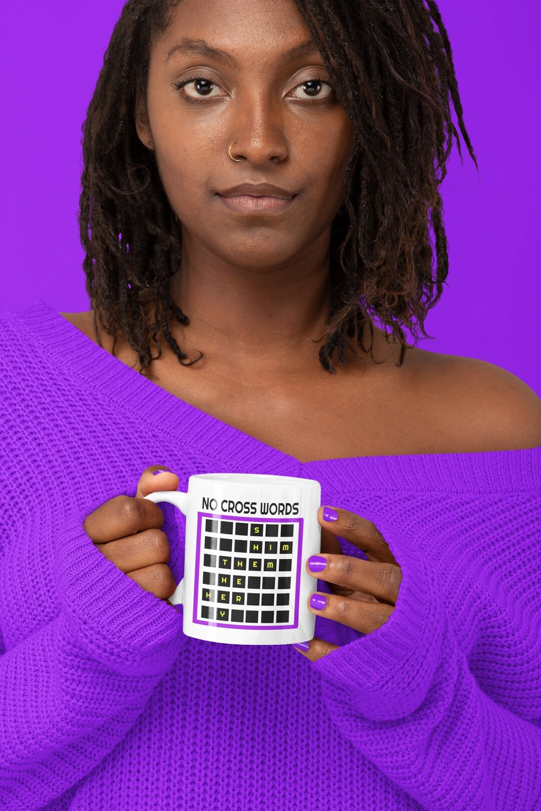 Non Binary He/Him She/Her They/Them Gender Pronouns Preference Mug, No ...