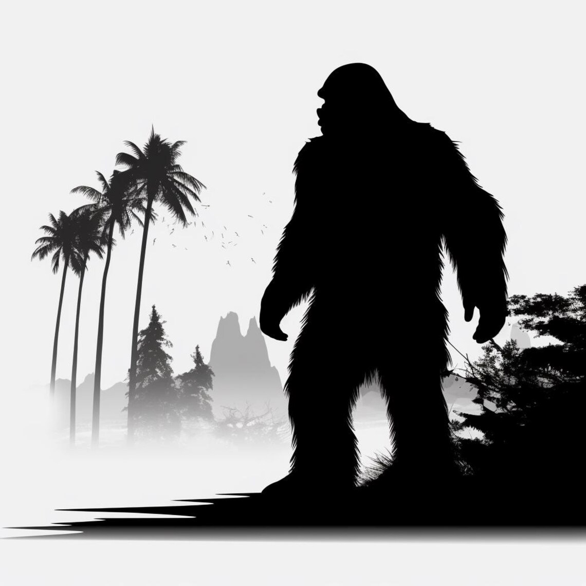 Bigfoot Clip Art - Etsy