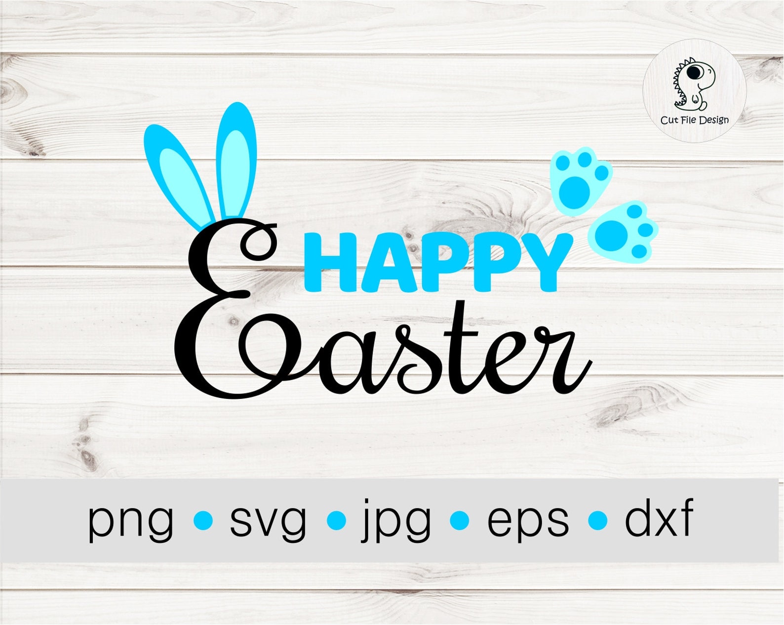 Happy easter svg Easter bunny svg Printable quote png | Etsy