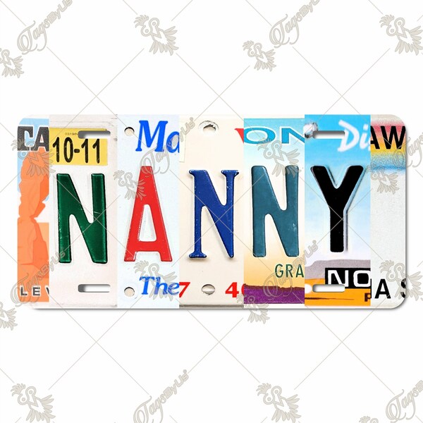 License Plate Art - Etsy