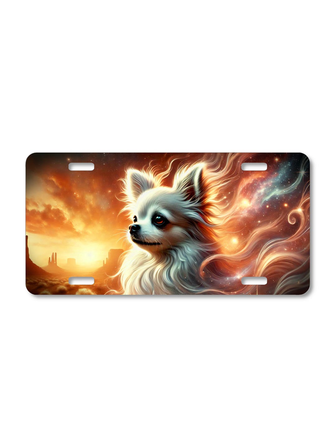 Celestial Chihuahua License Plate – Spiritual Dog Art, Car Tag - Etsy