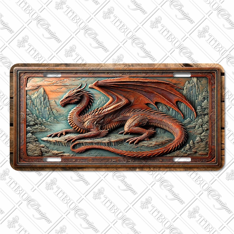 Dragon Plates - Etsy