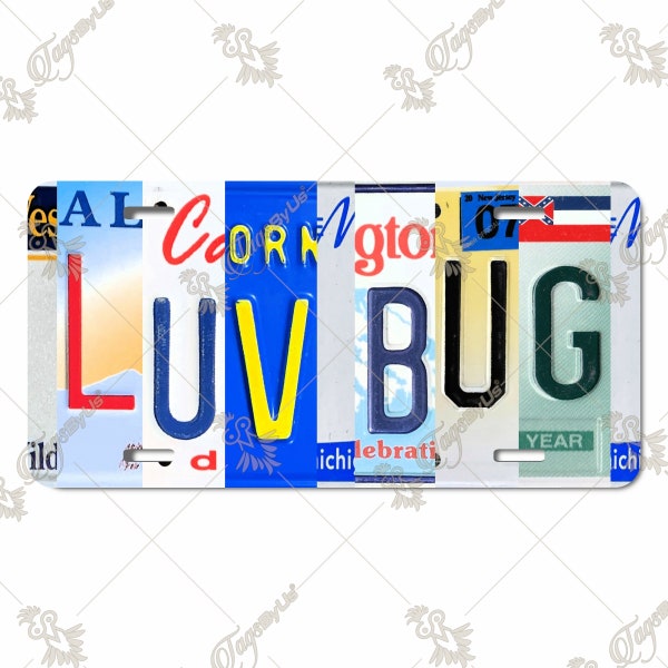 Volkswagen Beetle License Plate - Etsy
