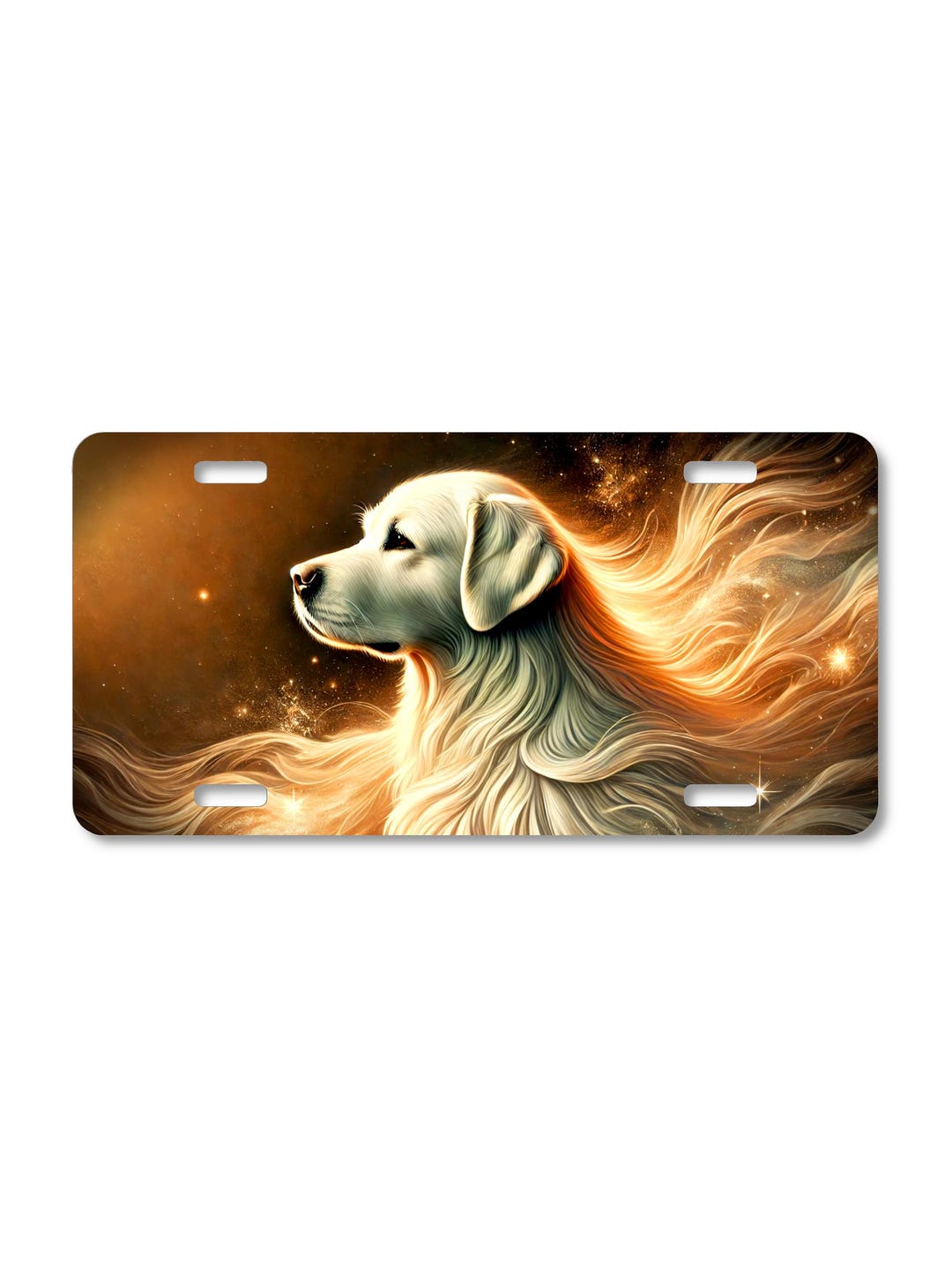 Celestial Labrador Retriever License Plate - Flat Printed Dog Art - Etsy