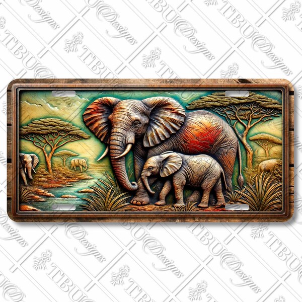 Elephant Plate - Etsy