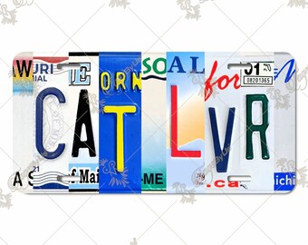Cat License Plate - Etsy