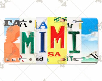 Mimi License Plate - Etsy