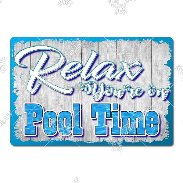 Pool Signs Metal - Etsy