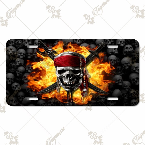 Pirate License Plate - Etsy