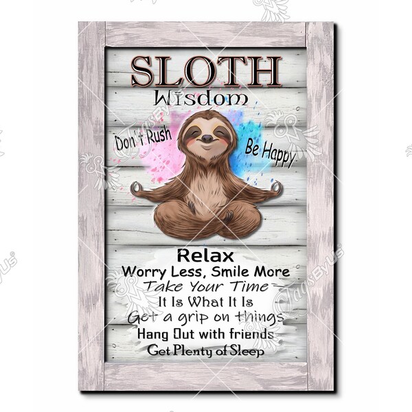 Sloth Wall Hanging - Etsy