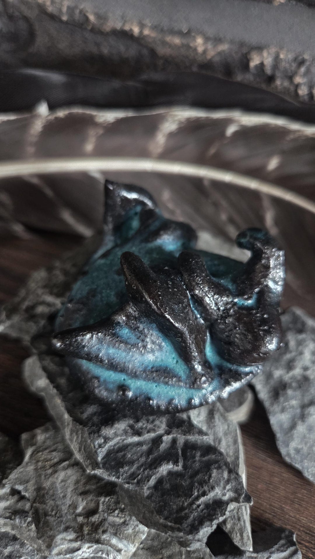 Sleeping Dragon Tea Pet – Handmade Ceramic Tea Companion, Winged Baby ...