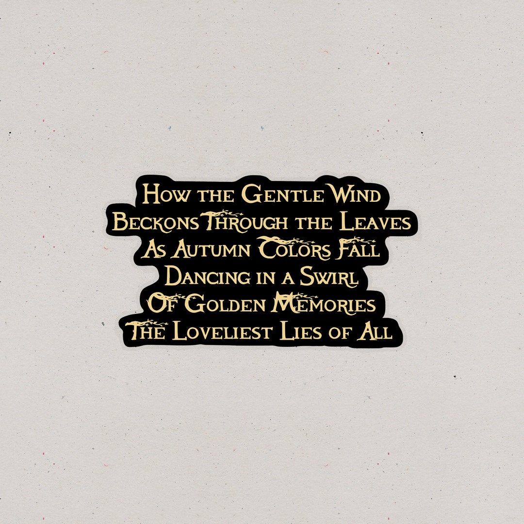 Into the Unknown Sticker • Over the Garden Wall - Etsy