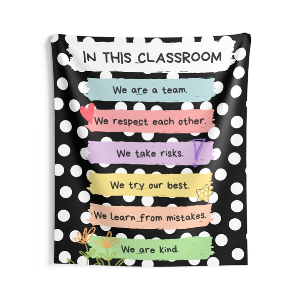 Classroom Tapestry - Etsy