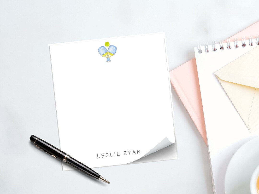 Personalized Pickleball Notepad, Cute Pickleball, Pickleball ...