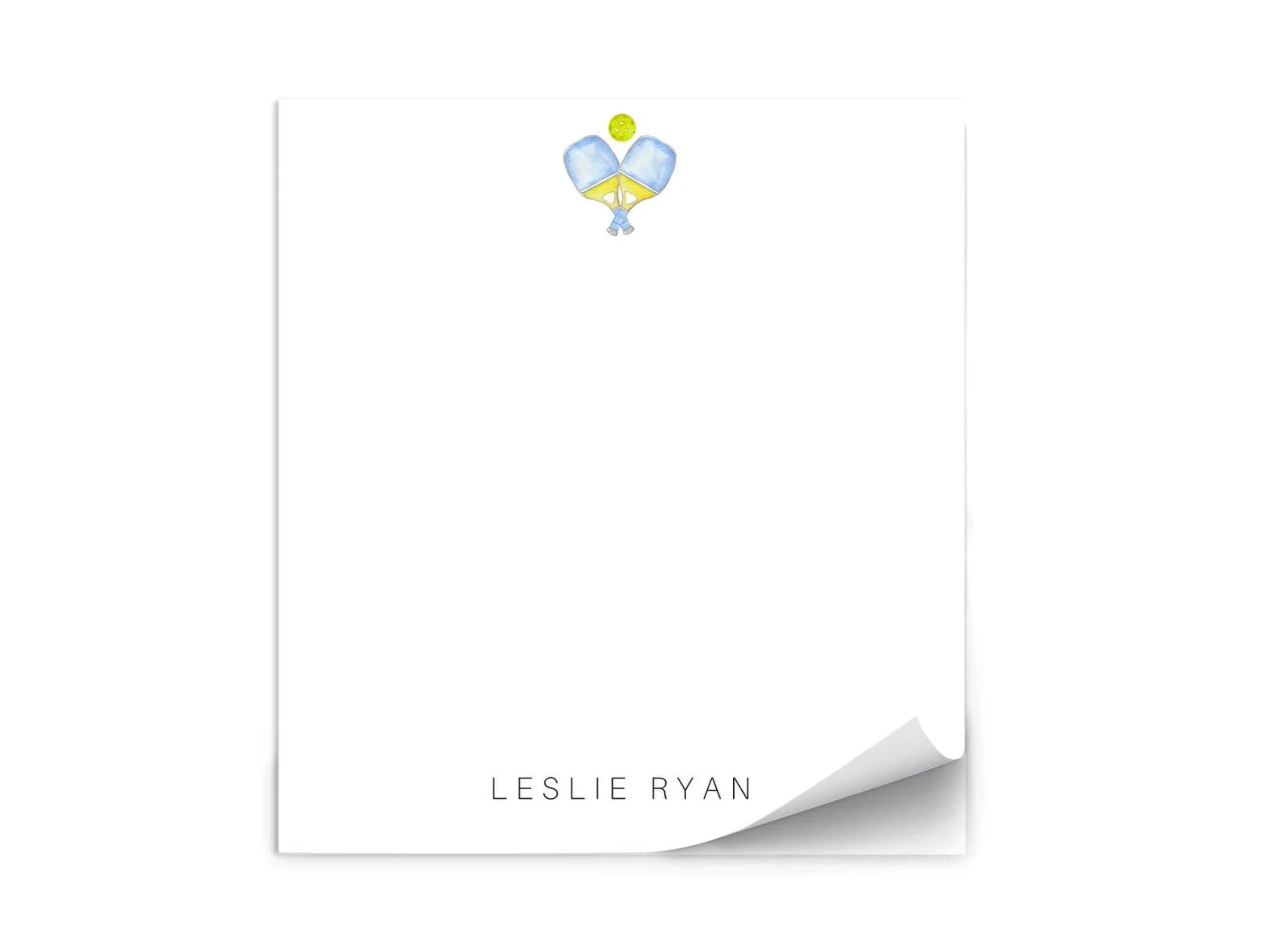 Personalized Pickleball Notepad, Cute Pickleball, Pickleball ...
